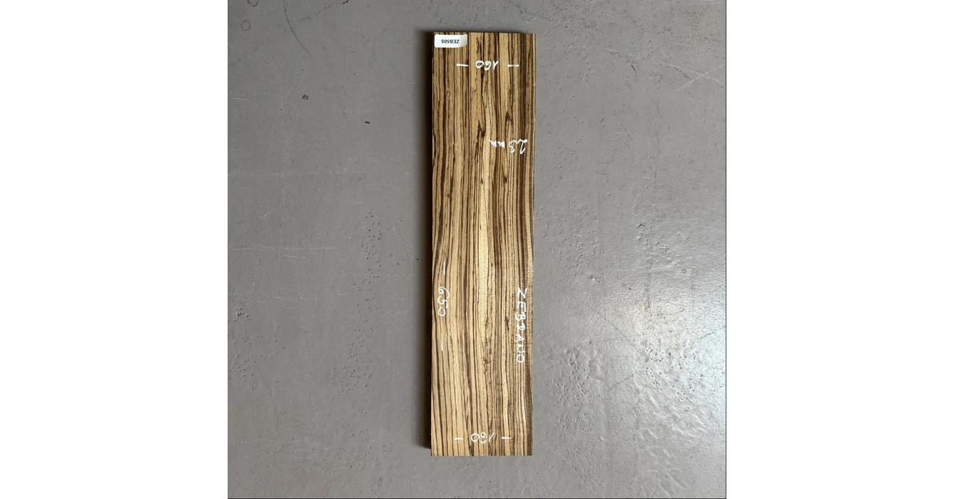 Zebrano hobbi faanyag 23 x 160 x 650 mm ZEB505 | Épfa - Építsünk együtt